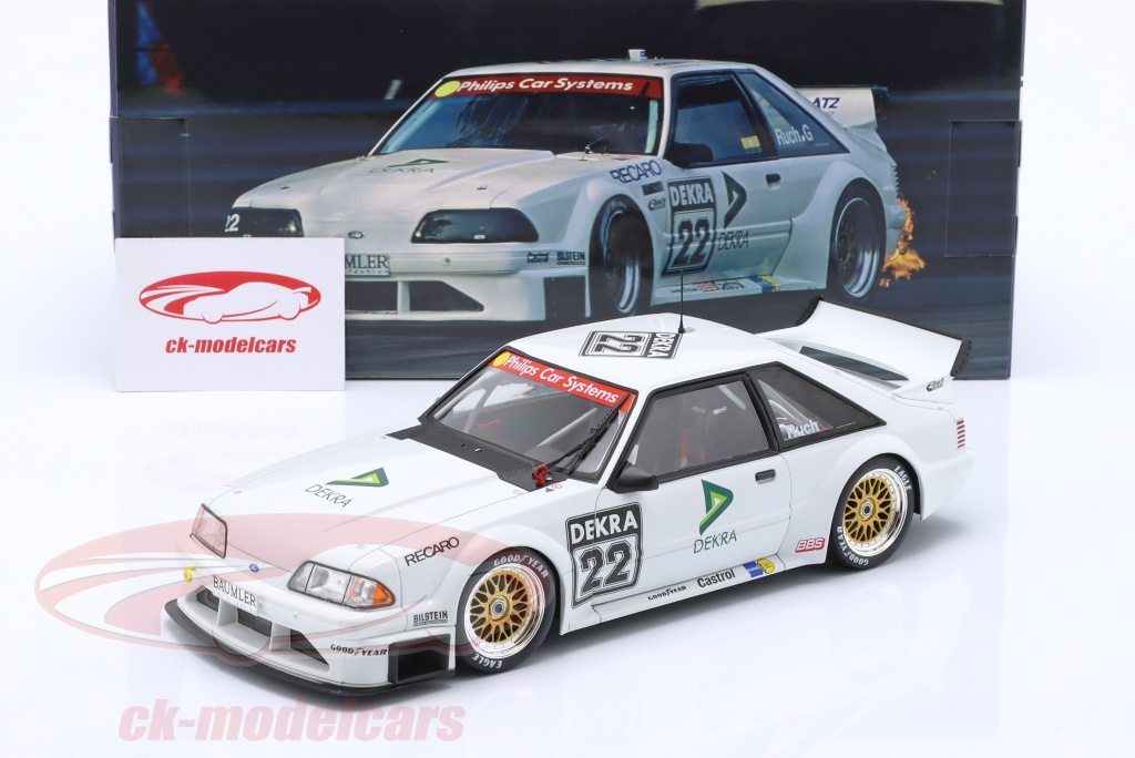 WERK83 1:18 Ford Mustang 5.0 #22 DTM 1994 Gerd Ruch Signature Edition ...