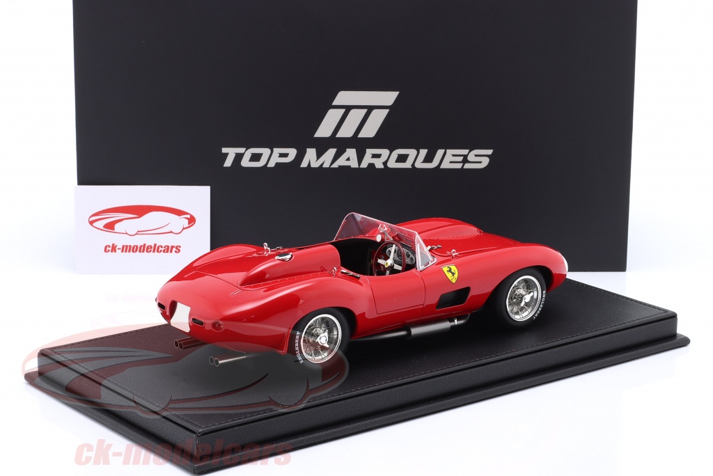 TopMarques 1:18 Ferrari 315S Spider year 1957 red TOP127E model car ...