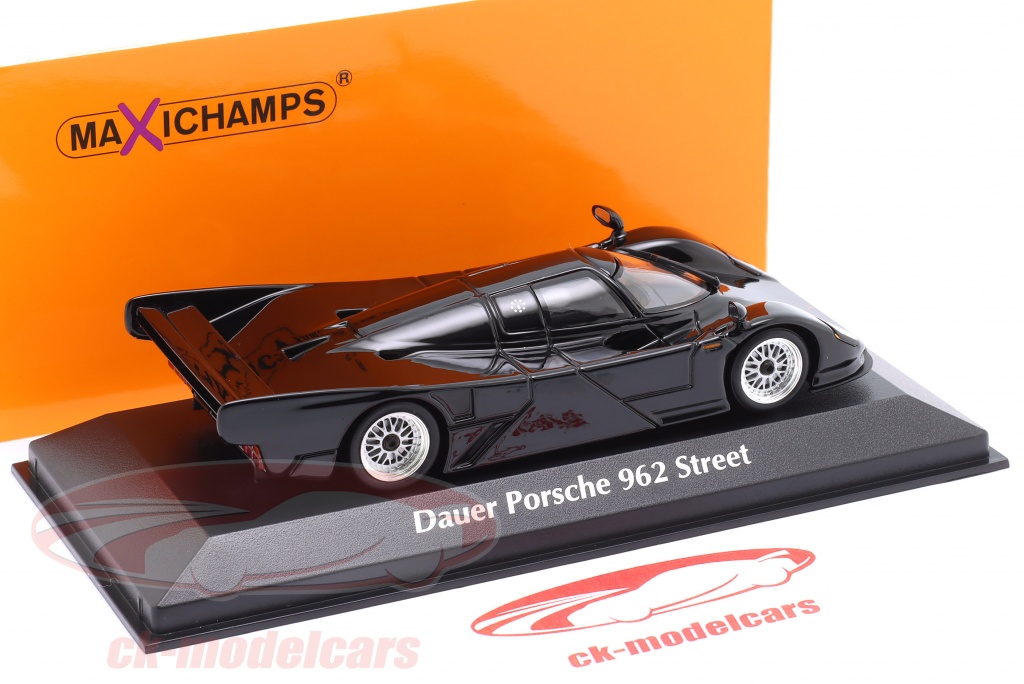 Minichamps 1:43 Dauer Porsche 962 GT year 1994 black 940064001 model ...
