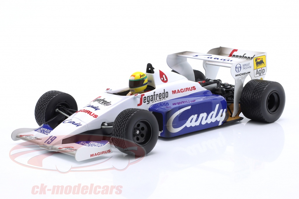 Minichamps 1:18 Ayrton Senna Toleman Hart TG184 #19 2nd Monaco GP ...