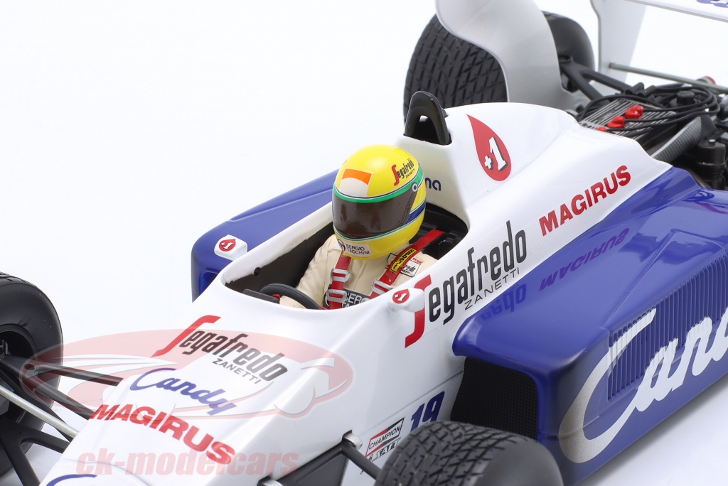 Minichamps 1:18 Ayrton Senna Toleman Hart TG184 #19 2nd Monaco GP ...