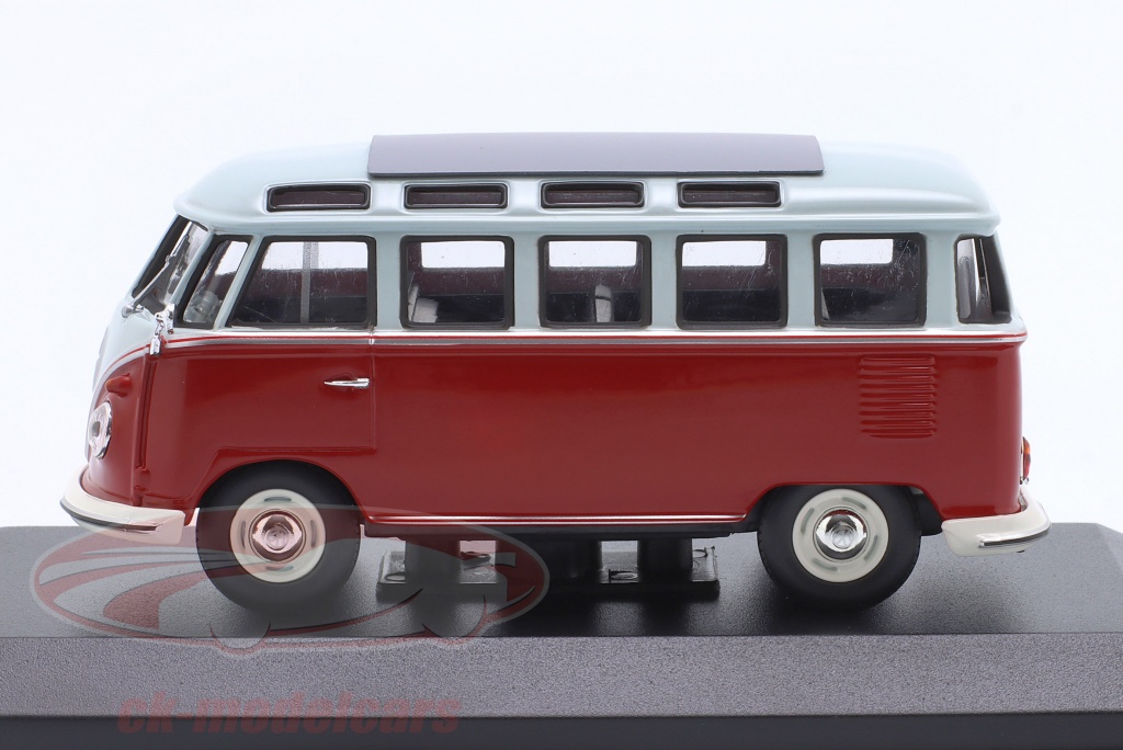 Minichamps 1:43 Volkswagen VW T1 Samba 建設年 1961 赤 / グレー 940052301 モデル 車 940052301 4012138762497