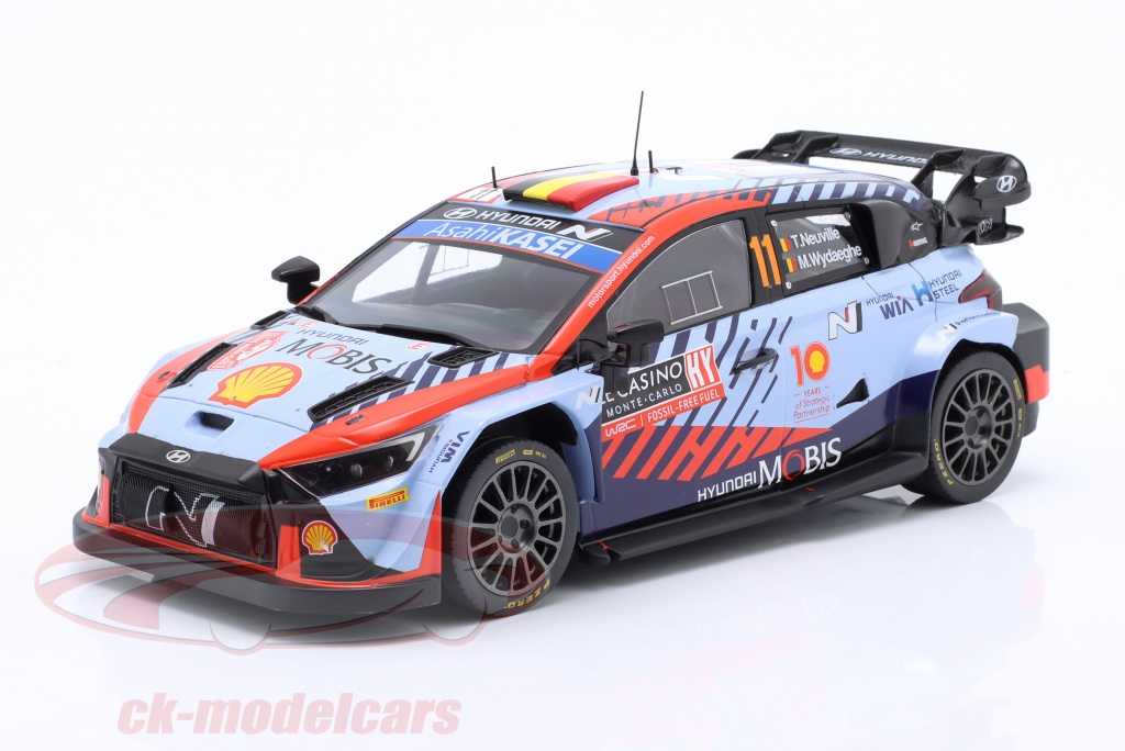 Ixo 1:18 Hyundai i20 N Rally1 #11 Sieger Rallye Monte Carlo 2024 Neuville, Wydaeghe 18RMC194.22 ...
