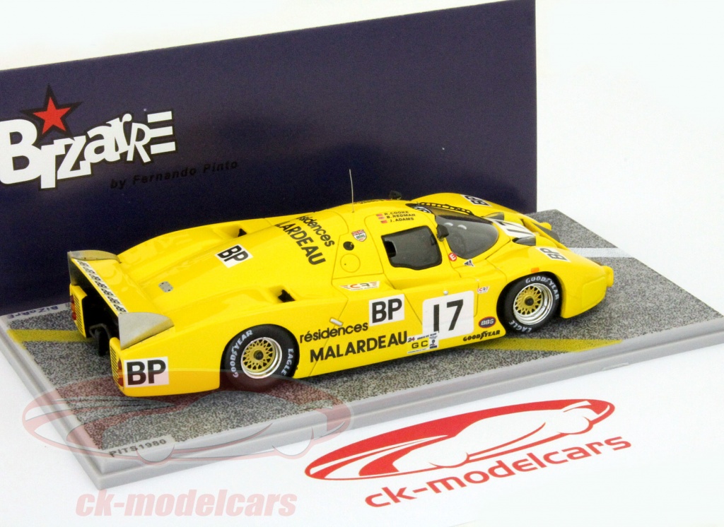 Spark 1:43 Lola T610 24h LeMans 1982 Cooke, Redman, Adams Bizarre BZ357 ...