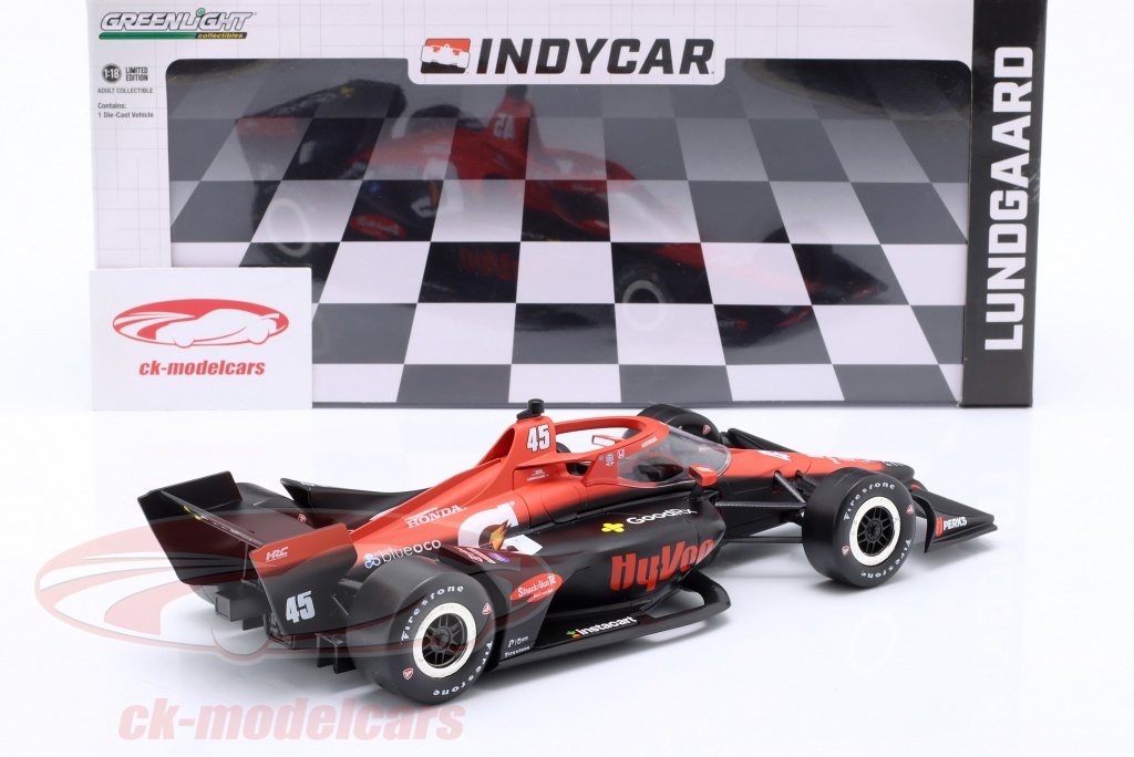 Greenlight 1:18 Christian Lundgaard Honda #45 IndyCar Series 2024 11255 ...