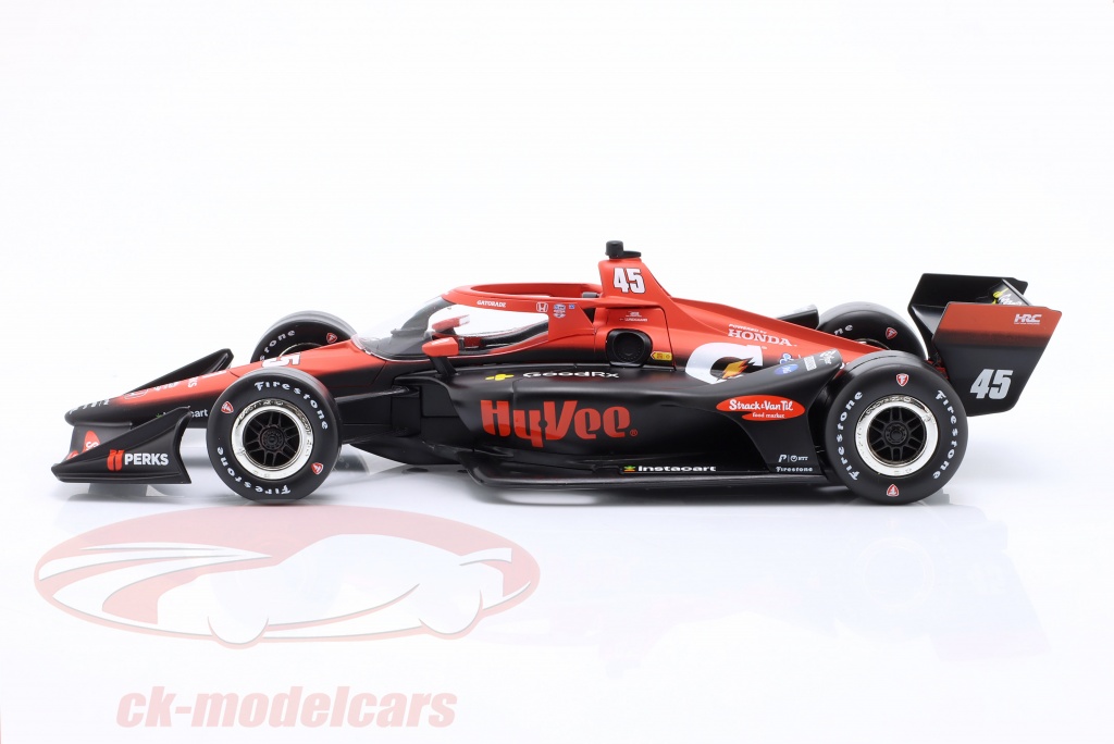 Greenlight 1:18 Christian Lundgaard Honda #45 IndyCar Series 2024 11255 modelo carro 11255 ...
