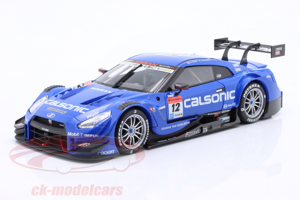Ebbro 1:18 Nissan GT-R GT500 #12 Super GT Serie Okayama 2015 Yasuda, Oliveira 81023 Modellauto ...