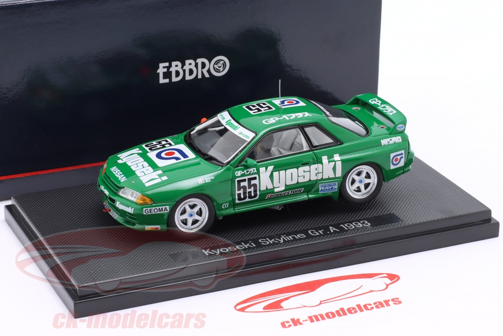 Ebbro 1:43 Nissan Skyline GT-R #55 JTCC 1993 Iida, Suzuki 44158 ...