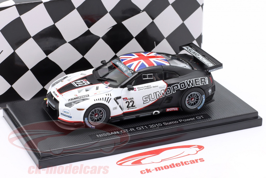 Ebbro 1:43 Nissan GT-R GT1 #22 FIA GT Championship 2010 Campbell-Walter ...
