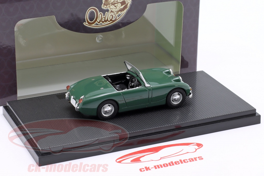 Ebbro 1:43 Austin Healey Sprite Mk1 year 1958 dark green 44455 model ...
