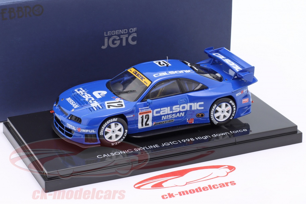 Ebbro 1:43 Nissan Skyline GT-R (R33) #12 JGTC 1998 Kurosawa, Hoshino ...