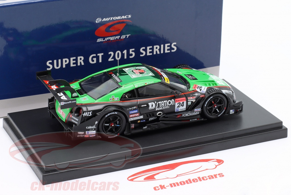 Ebbro 1:43 Nissan GT-R GT500 #24 победитель Fuji Super GT Series 2015 Sasaki, Krumm 45280 модель ...