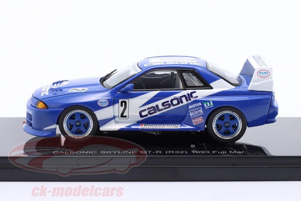 Ebbro 1:43 Nissan Skyline GT-R (R32) #2 Sieger Fuji JGTC 1993 Kageyama ...