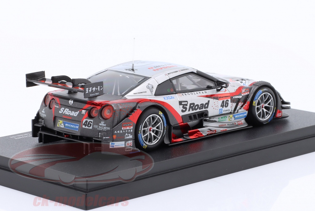 Ebbro 1:43 Nissan GT-R GT500 #46 победитель Super GT Series Таиланд 2015 Motoyama, Yanagida ...