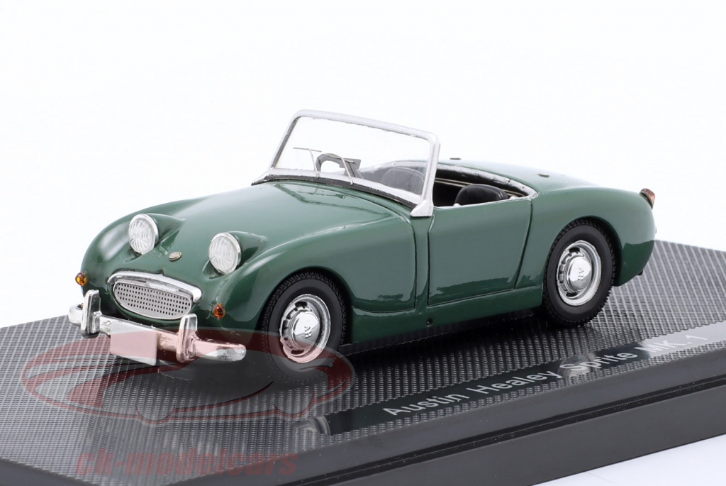 Ebbro 1:43 Austin Healey Sprite Mk1 建造年份 1958 深绿色 44455 模型 汽车 44455 ...