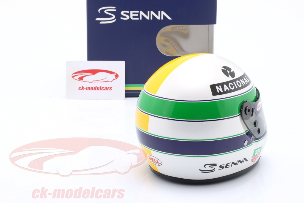 Bell 1:2 Ayrton Senna 30 Years a Legacy Imola GP Formel 1 1994 / 2024 Helm 4100323 Modellauto ...