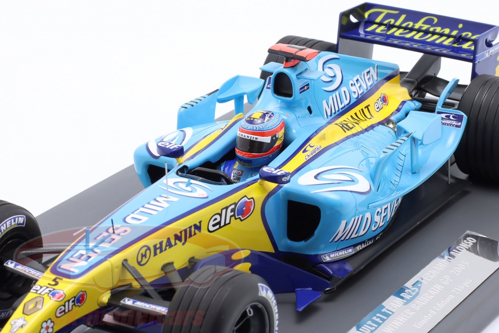 Minichamps 1:18 F. Alonso Renault R25 #5 Winner Bahrain GP Formula 1 ...