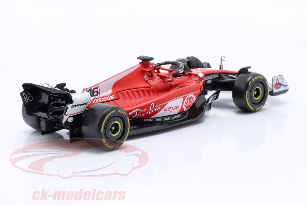 Bburago 1:43 Charles Leclerc Ferrari SF23 #16 2nd Las Vegas GP Formula 1 2023 18-36836LASVEGAS ...