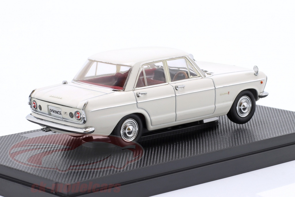 Ebbro 1:43 Nissan Prince Skyline 2000GT-B Año de construcción 1966 blanco 44236 modelo coche ...