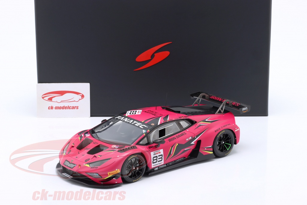 Spark 1:18 Lamborghini Huracan GT3 Evo2 #83 24h Spa 2023 Iron Dames ...