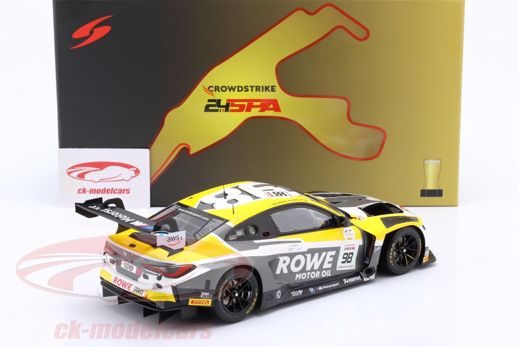 Spark 1:18 BMW M4 GT3 #98 победитель 24h Spa 2023 Rowe Racing 18SPA2023 ...