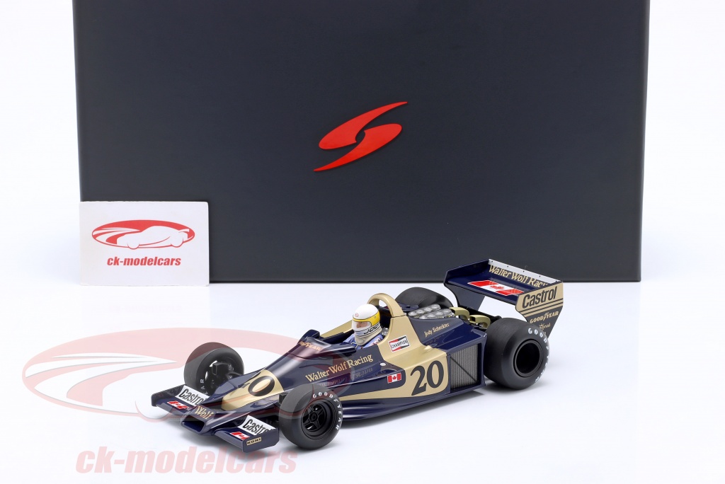 Spark 1:18 Jody Scheckter Wolf WR1 #20 Winner Monaco GP Formula 1 1977 ...