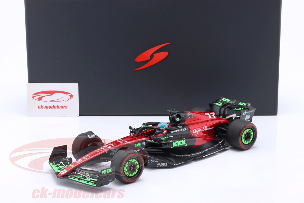 Spark 1:18 Valtteri Bottas Alfa Romeo C43 #77 Belgian GP Formula 1 2023 18S962 model car 18S962 ...