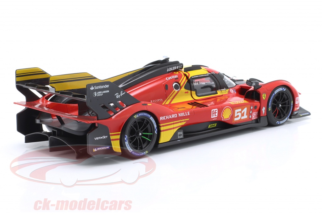 Bburago 1:18 Ferrari 499P #51 WEC Qatar 2024 Calado, Pier Guidi ...