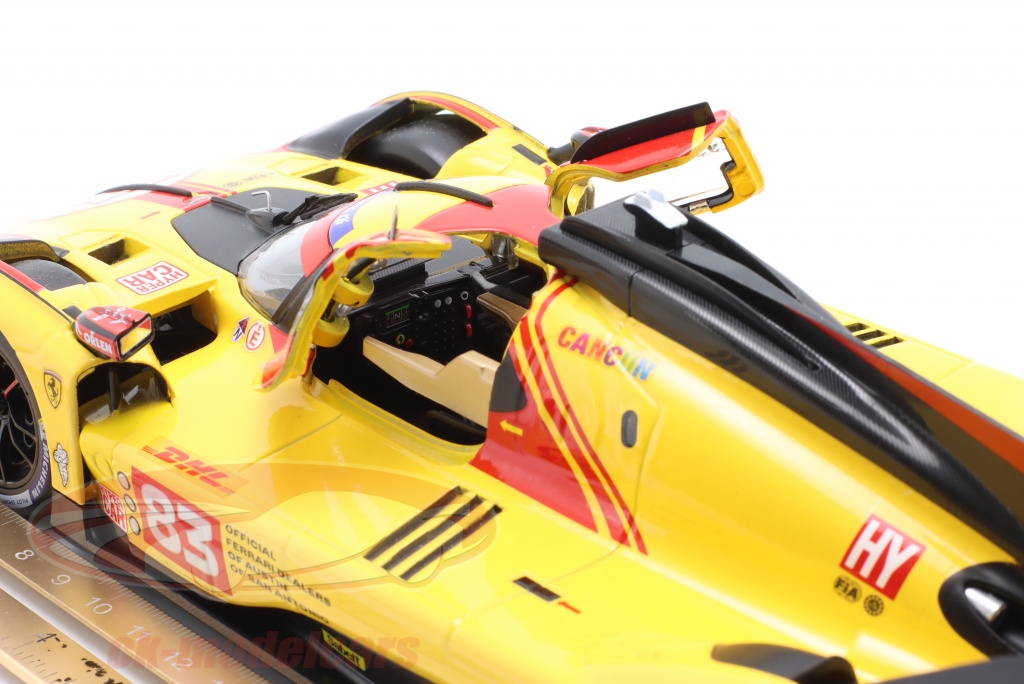 Bburago 1:18 Ferrari 499P #83 4th WEC Qatar 2024 Kubica, Shwartzman, Ye ...