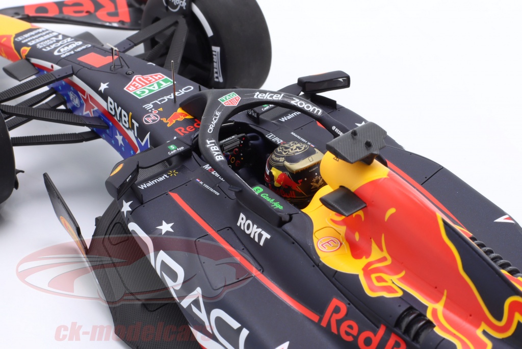 Spark 1:18 Max Verstappen Red Bull RB19 #1 Winner USA GP Formula 1 ...