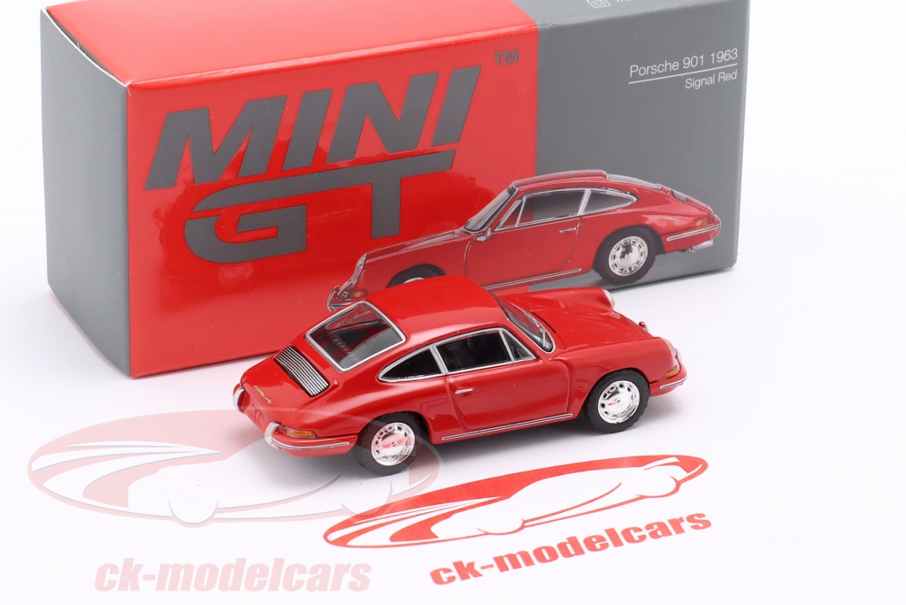 True Scale 1:64 Porsche 911 (901) Coupe LHD year 1963 signal red ...