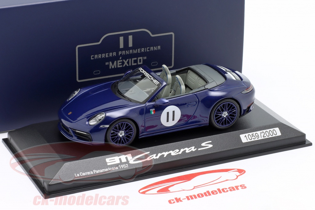 Minichamps 1:43 Porsche 911 (992) Carrera S #11 Tribute Carrera ...