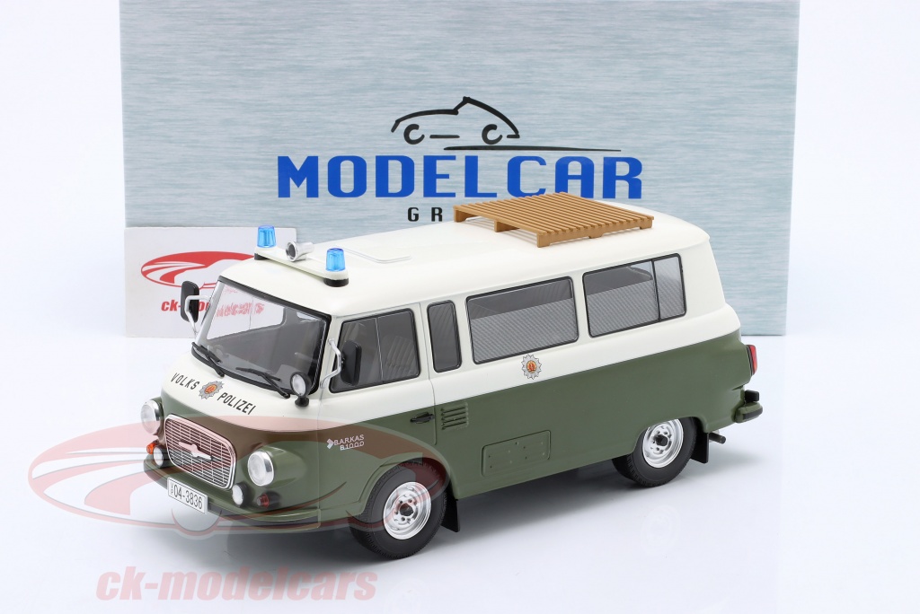 ModelCarGroup 1:18 Barkas B 1000 Minibus Volkspolizei 1965 green ...