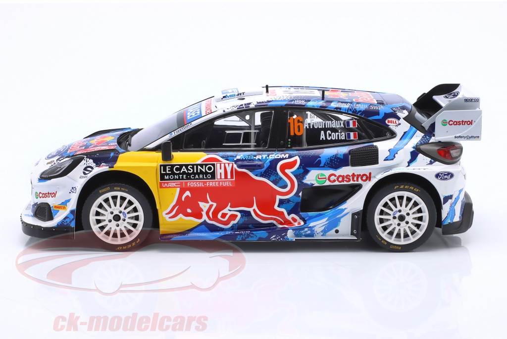 Ixo 1:18 Ford Puma Rally1 Hybrid #16 5to Rallye Monte Carlo 2024 ...