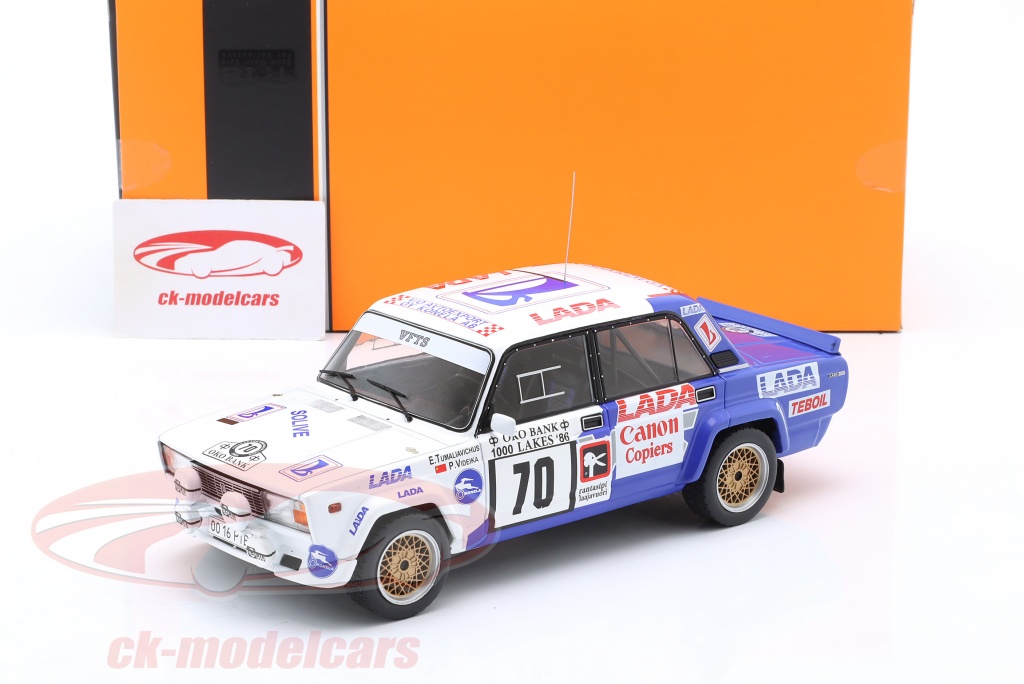 Ixo 1:18 Lada VAZ 2105 VFTS #70 Rallye 1000 Lakes 1986 Tumalevicius ...