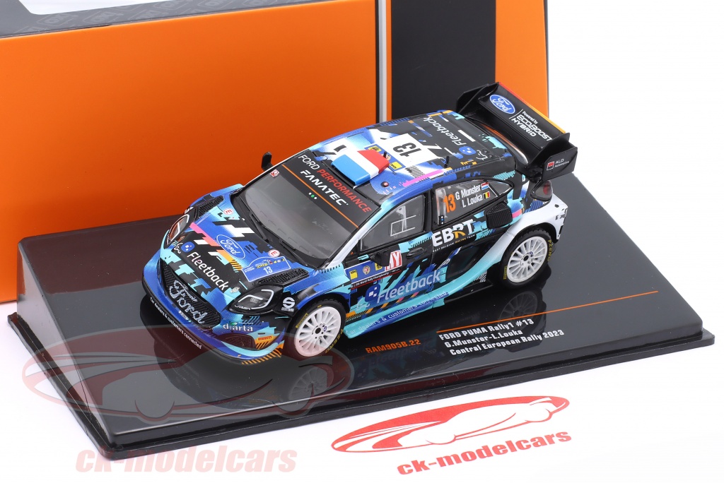 Ixo 1:43 Ford Puma Rally1 #13 7th Rallye Zentral Europa 2023 Munster ...