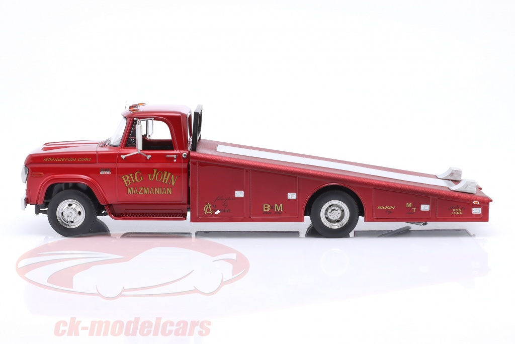 GMP 1:18 Dodge D-300 Ramp Truck Big John Mazmanian 1970 rot A1801915 ...