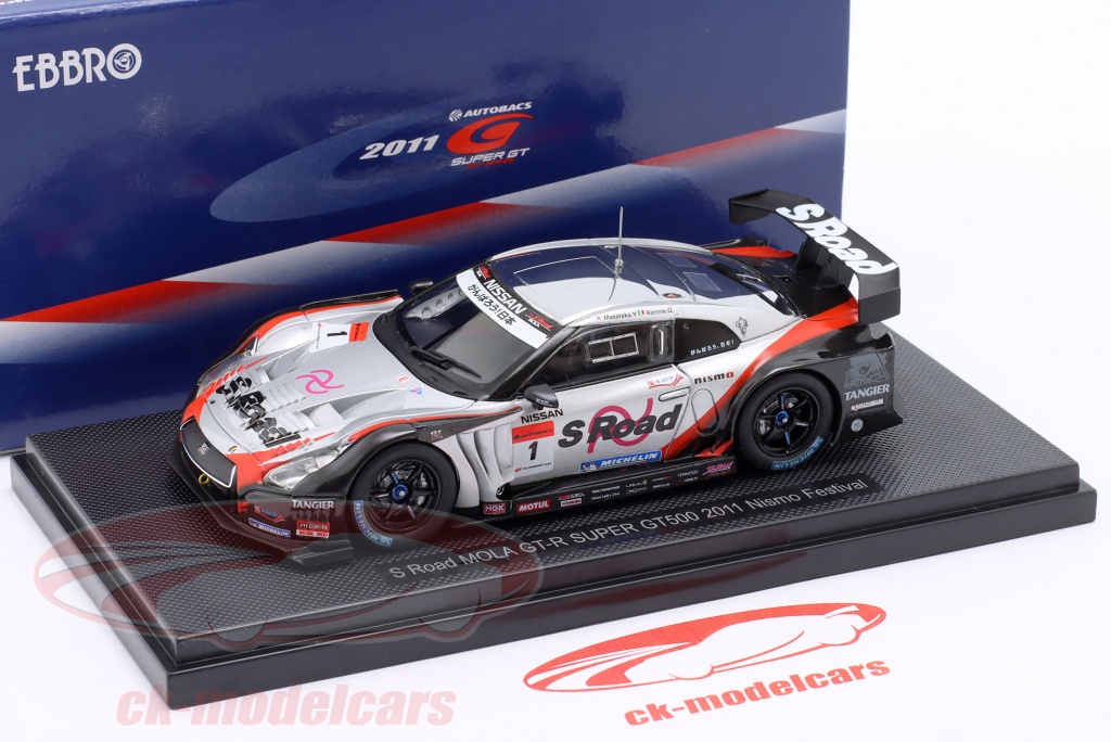 Ebbro 1:43 Nissan GT-R GT500 #1 Super GT Series Nismo Festival 2011 44679 model car 44679 ...