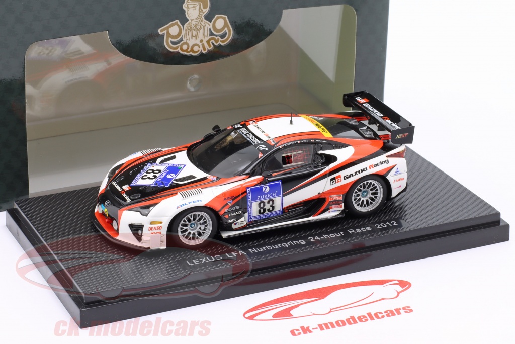 Ebbro 1:43 Lexus LFA #83 24h Nürburgring 2012 Gazoo Racing 44890 model ...