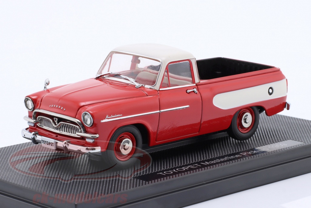 Ebbro 1:43 Toyopet Masterline Pick-Up 建造年份 1959 红色的 / 白色的 44344 模型 汽车 ...