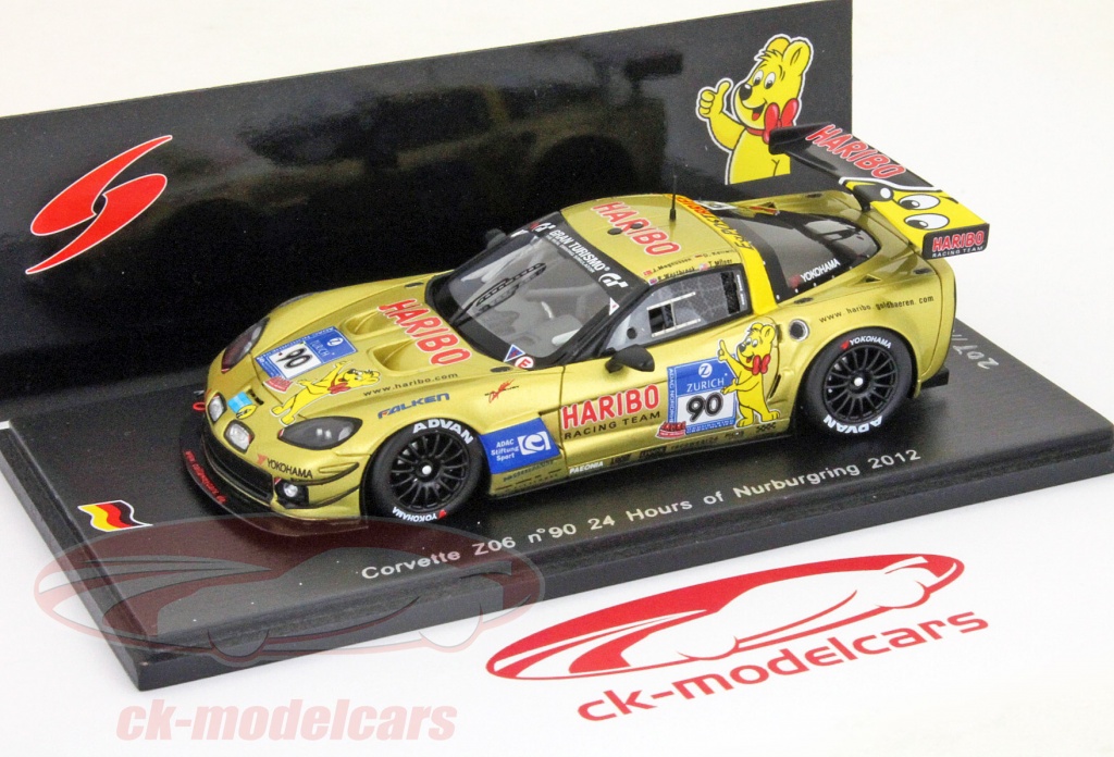 Spark 1:43 Corvette Z06 #90 Haribo 24h Nuerburgring 2012 SG029 model ...