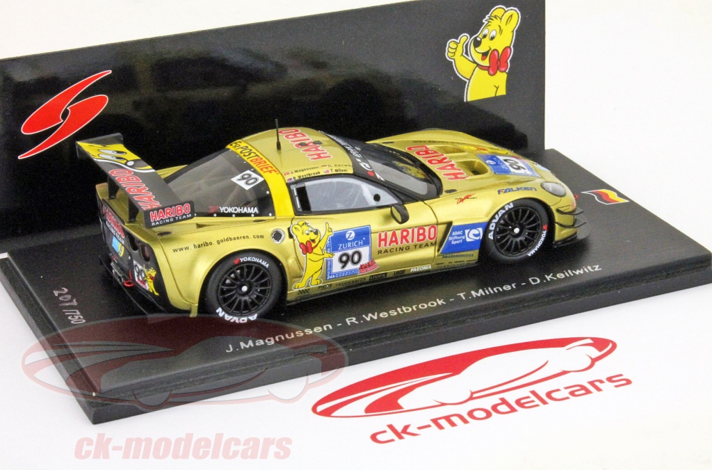 Spark 1:43 Corvette Z06 #90 Haribo 24h Nuerburgring 2012 SG029 model ...