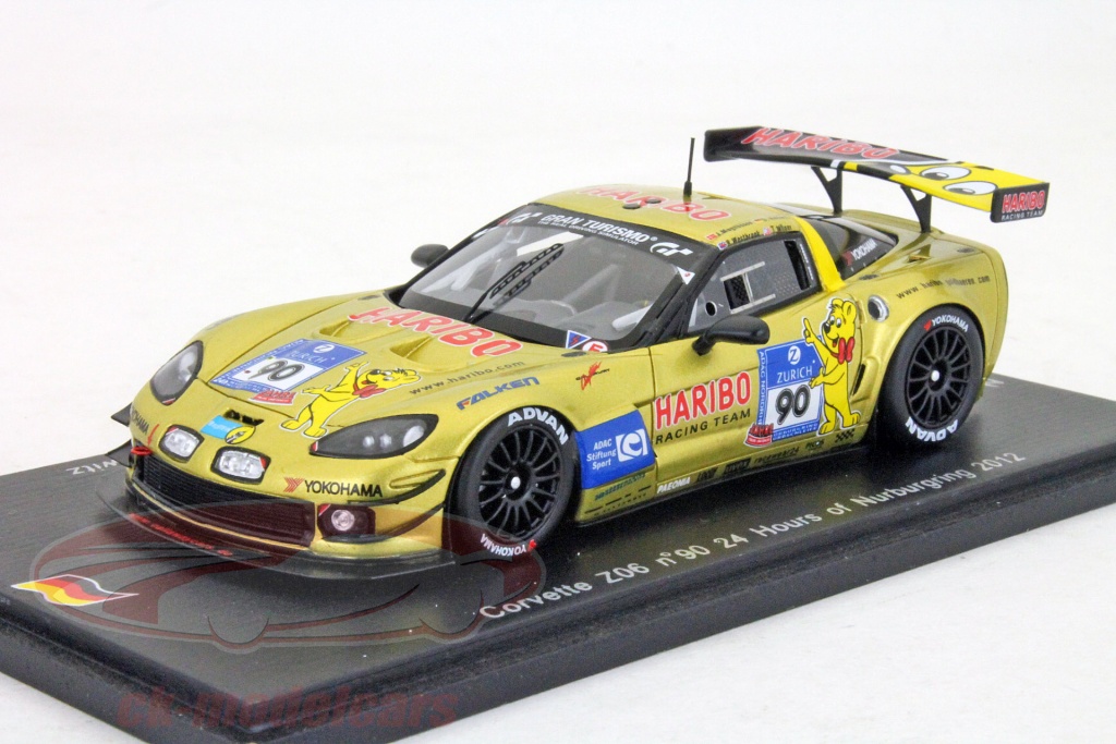 Spark 1:43 Corvette Z06 #90 Haribo 24h Nuerburgring 2012 SG029 model ...