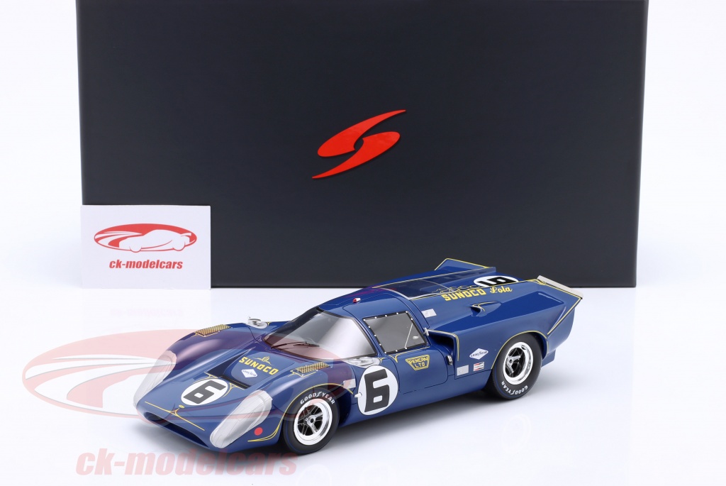 Spark 1:18 Lola T70 Mk.3 #6 Sieger 24h Daytona 1969 Donohue, Parsons 18DA69 Modellauto 18DA69 ...