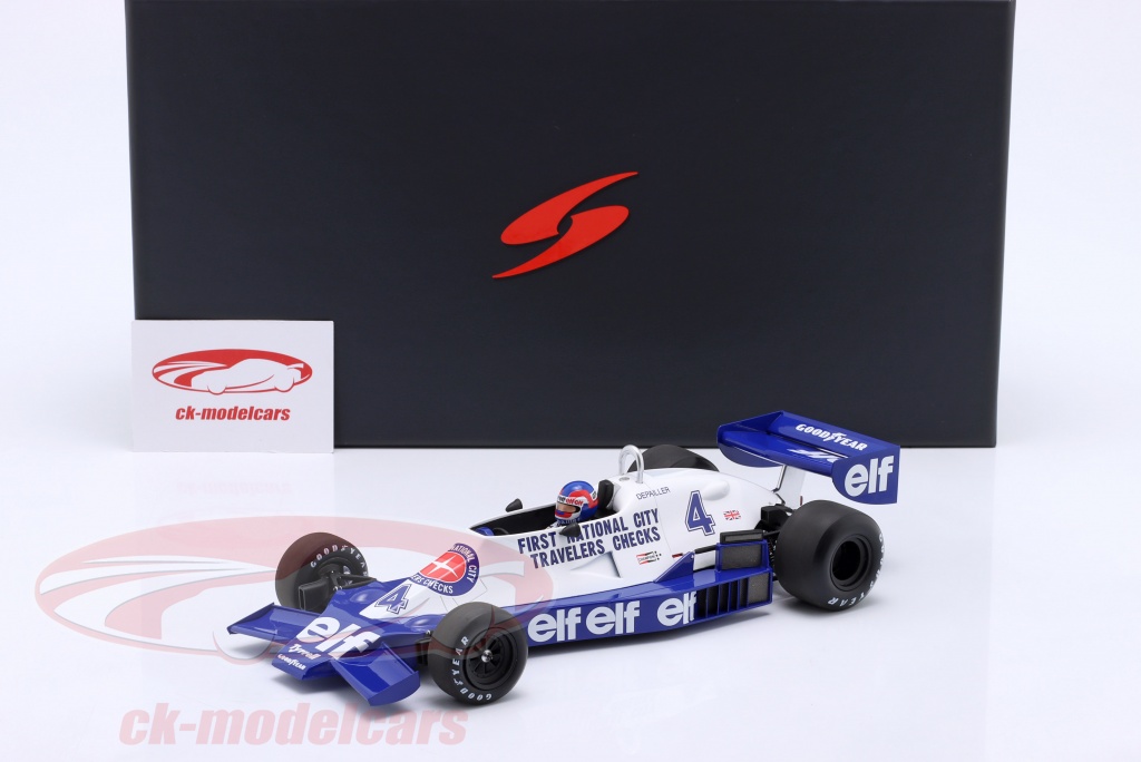 Spark 1:18 P. Depailler Tyrrell 008 #4 winnaar Monaco GP formule 1 1978 ...