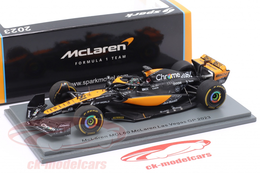 Spark 1:43 Oscar Piastri McLaren MCL60 #81 Las Vegas GP Formula 1 2023 ...