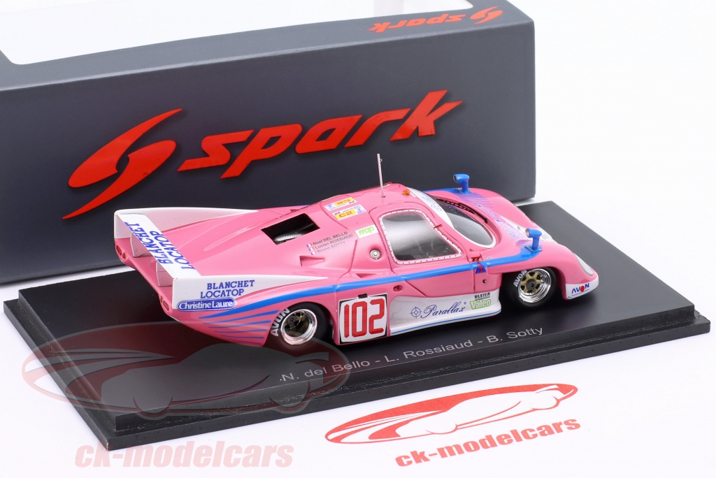 Spark 1:43 Rondeau M379C Cosworth #102 24h LeMans 1986 Bello, Rossiaud ...