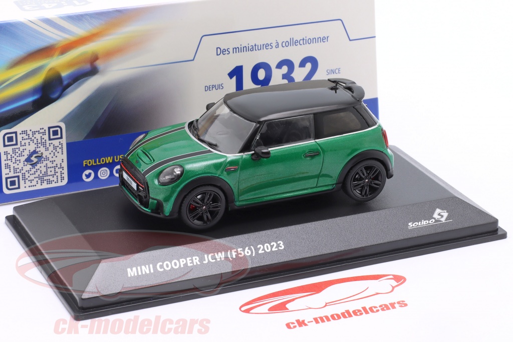 Solido 1:43 Mini Cooper John Works year 2023 british racing green ...