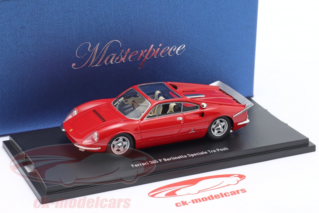 AutoCult 1:43 Ferrari 365P Berlinetta Speciale Tre Posti 1966 red 90287 ...