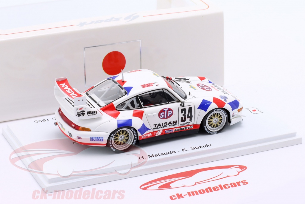 Spark 1:43 Porsche 911 (993) GT2 #34 победитель JGTC Mine 1995 SJ153 ...
